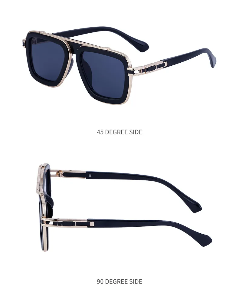 Lbashades 98082 Square Man High Quality Sunglasses 2024 Trendy Designer ...