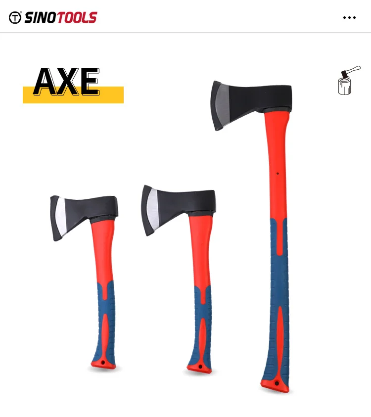 Outdoor Camping Survival Hatchet Tools Axe Head With Plastic Fiberglass ...