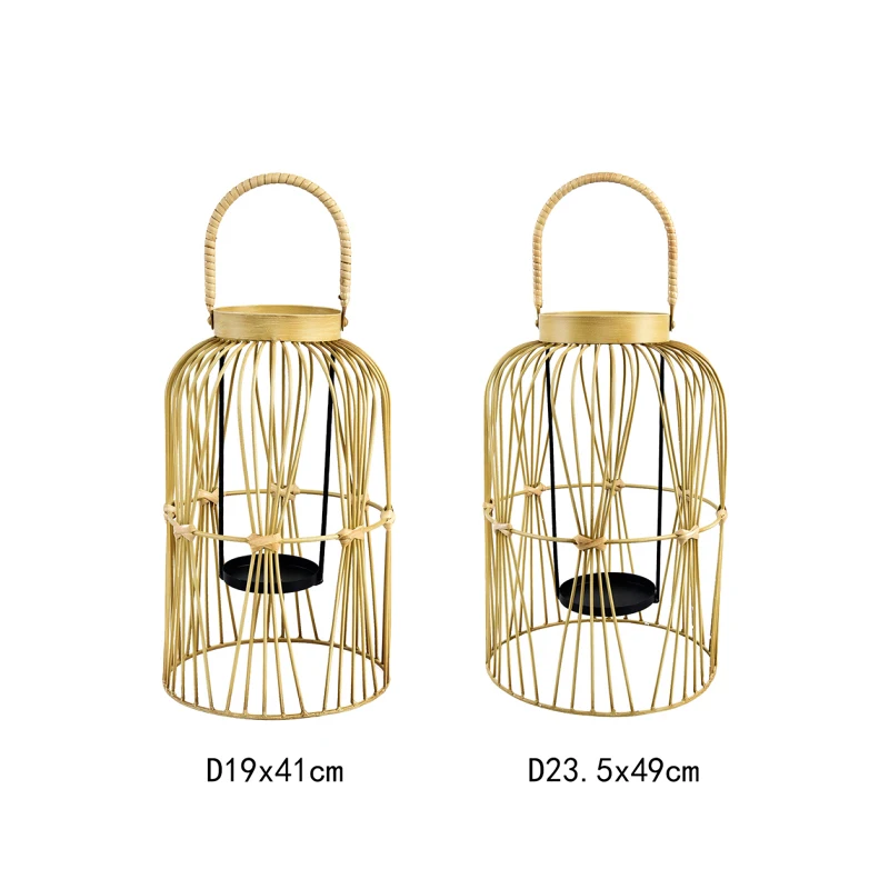 Rattan Lantern Frame Black Metal Lantern - Buy Rattan Lantern Frame ...