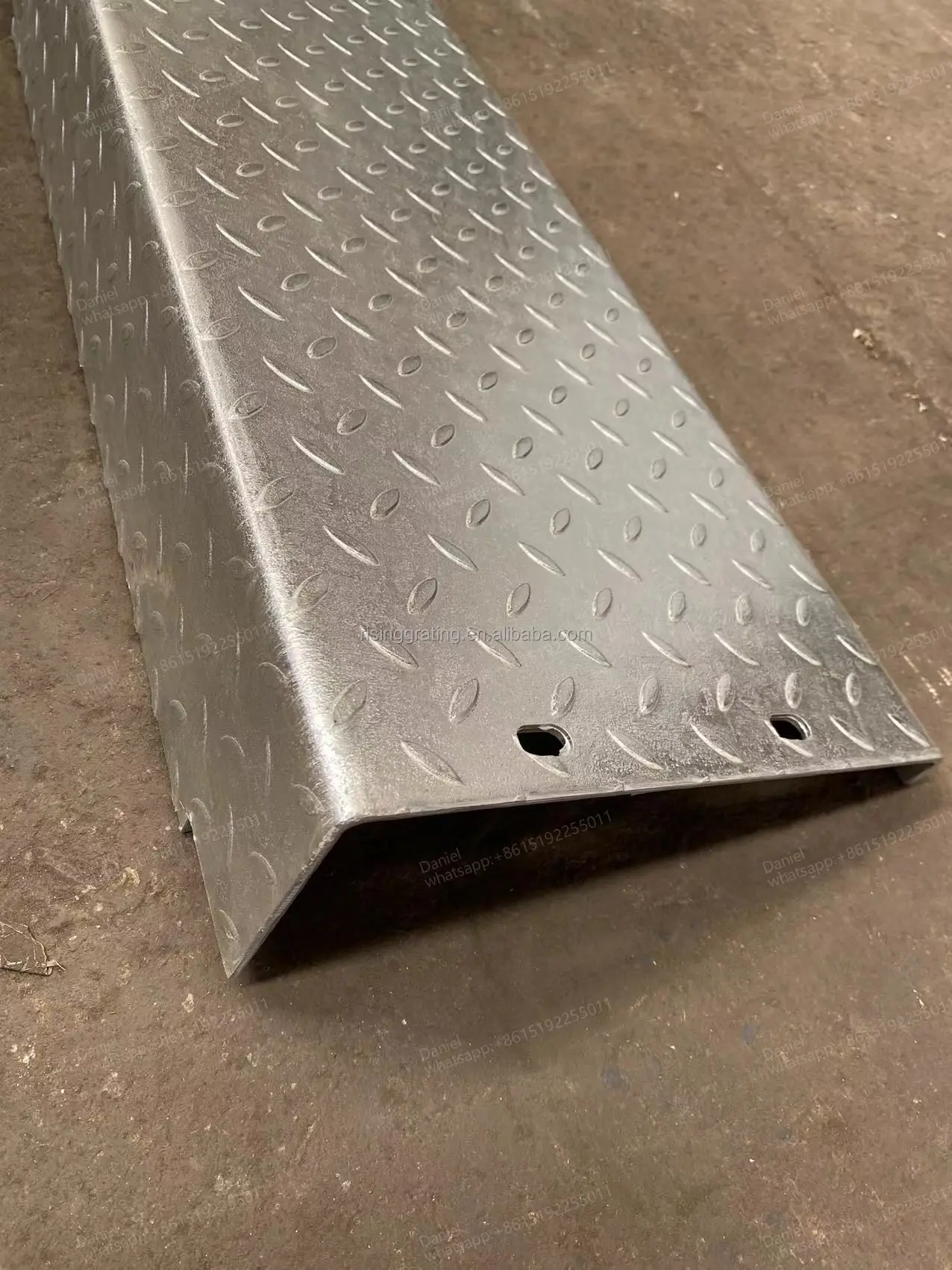 Galvanised Diamond Steel Checker Plate Stair Treads