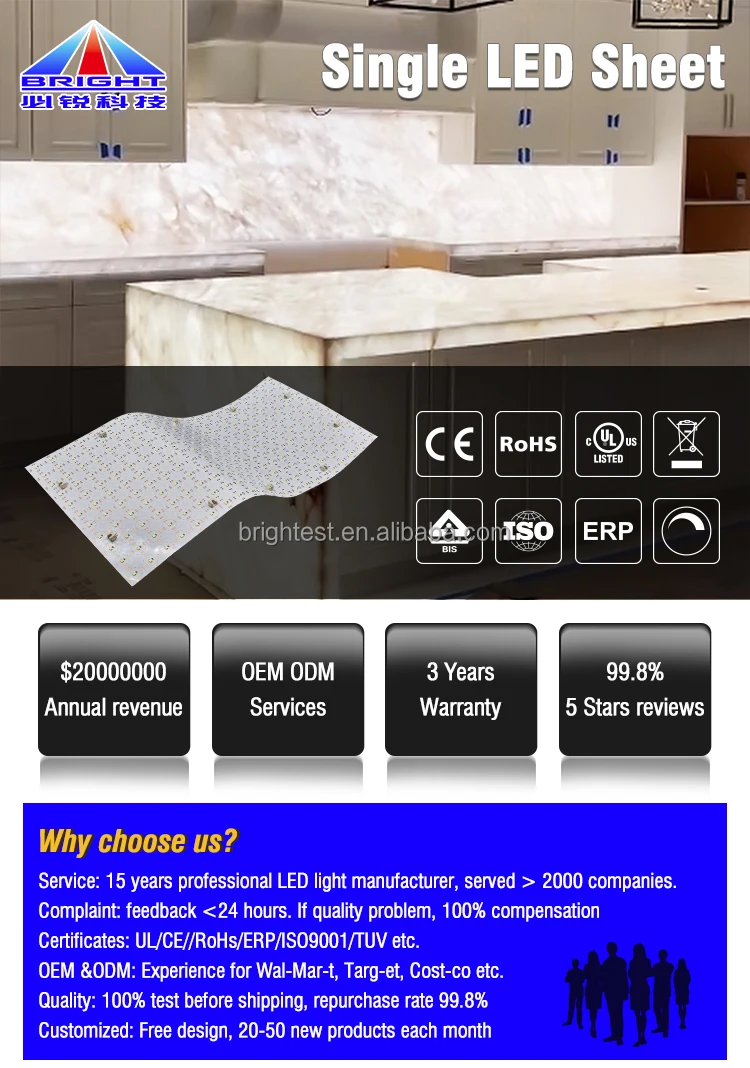 New Modern LED Light Sheets Onyx Marble Counter Kitchen LED Sheet DC24V ...