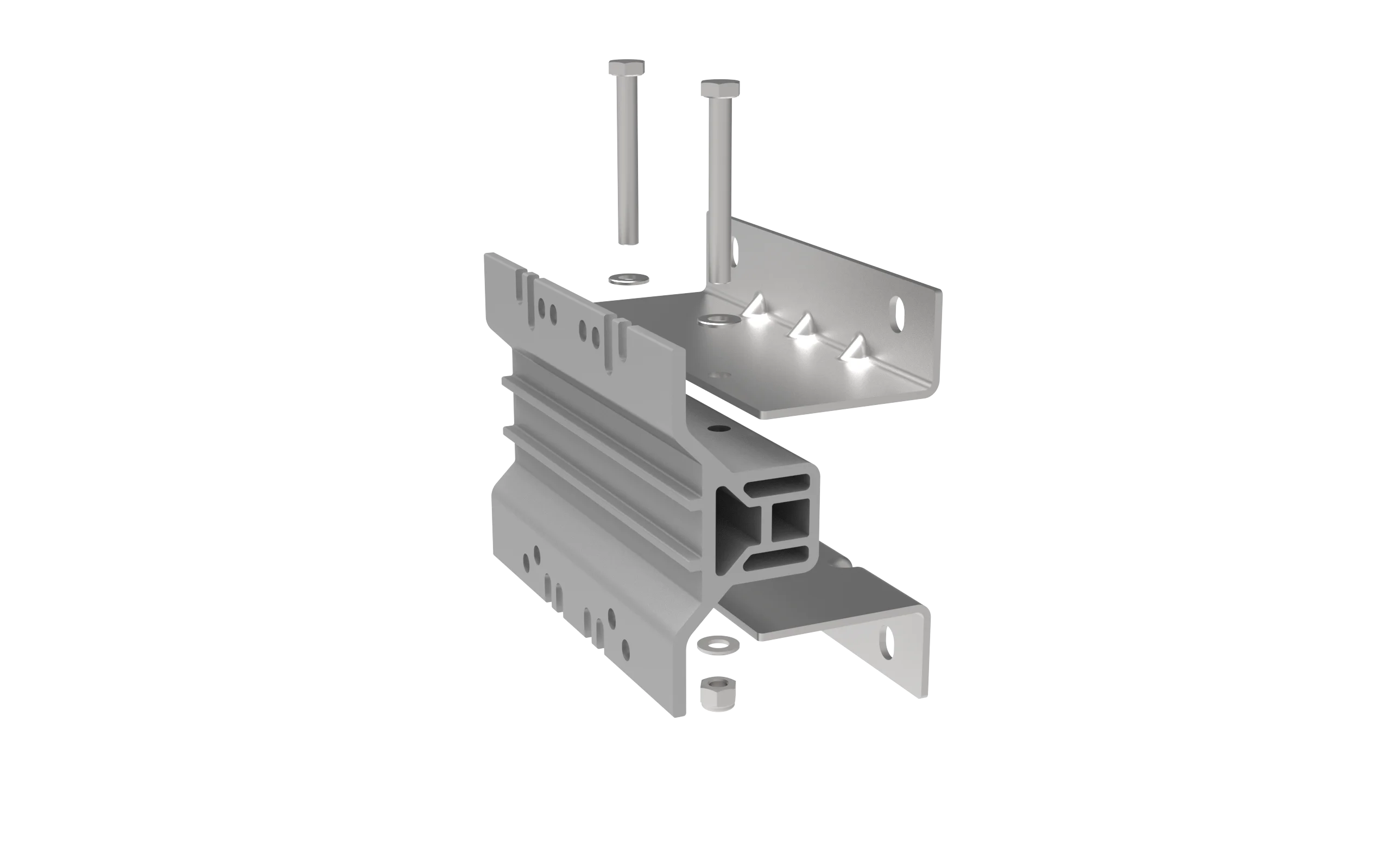 Aluminium Extrusion Stainless Steel Rru Bracket Wall-mounting For ...
