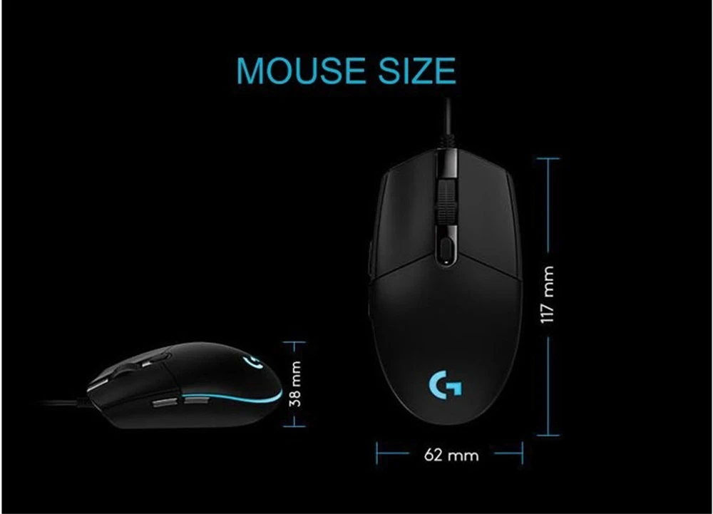 Logitech G102 Gaming Mouse - 8200DPI, 6 Buttons, Wired