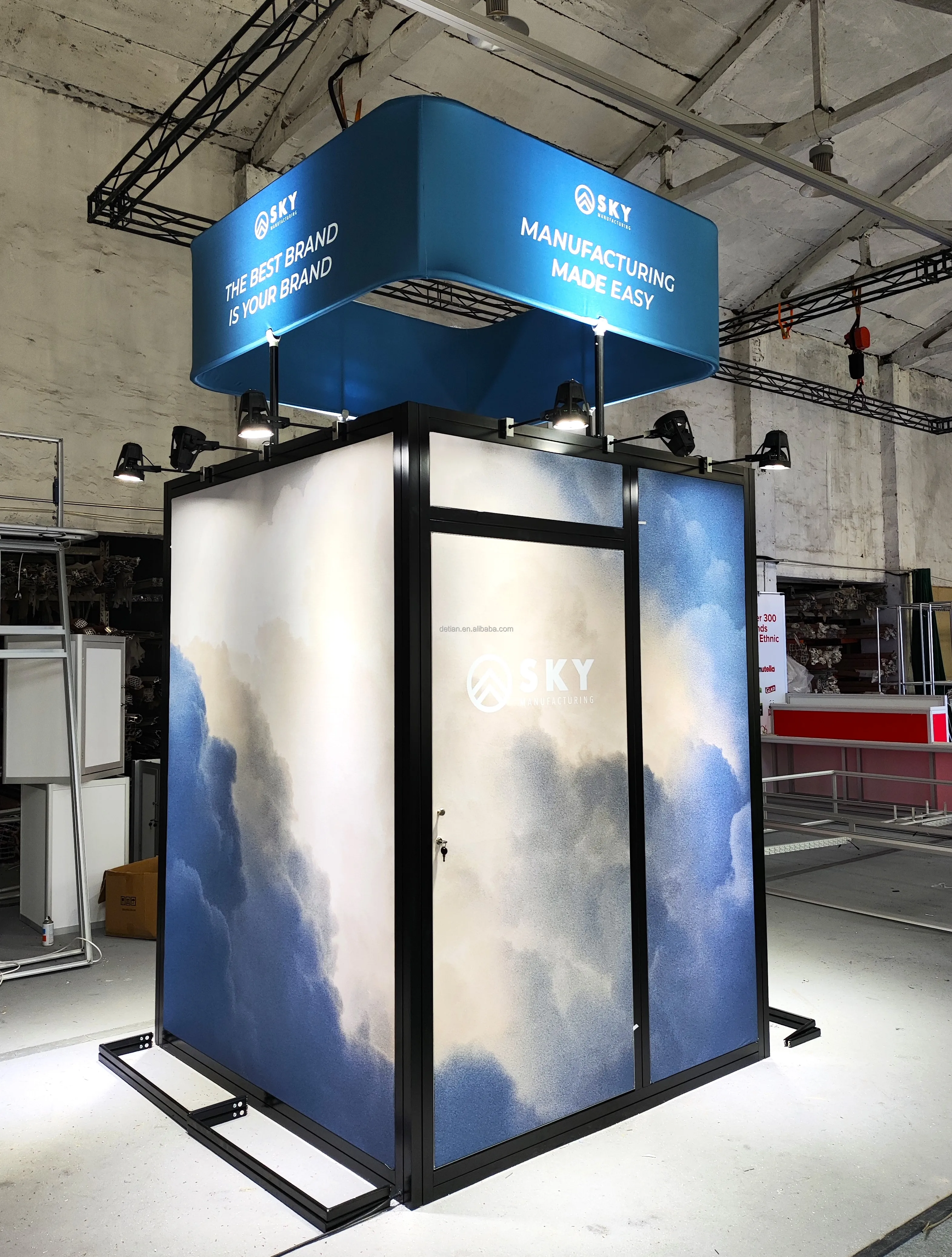 Creative Simple Booth Design - Modular Exhibition Stalls