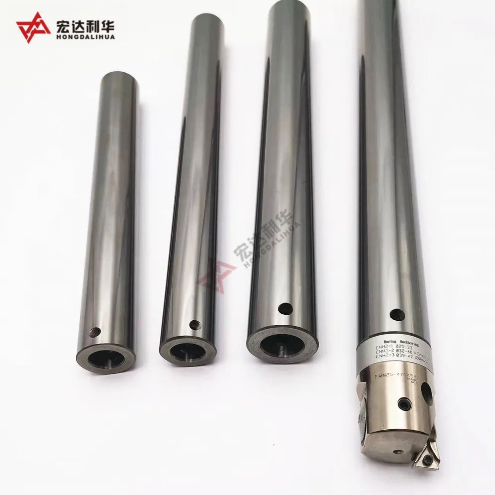 Super Hard Material Fine Boring Extension Rod Solid Carbide Baring Bar ...