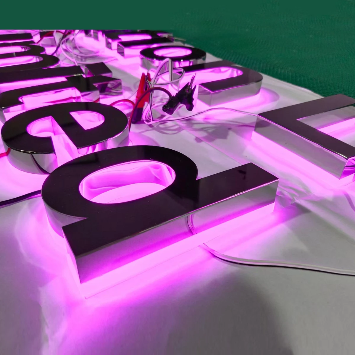 Customized Acrylic Logo Signs - Outdoor LED Illuminated