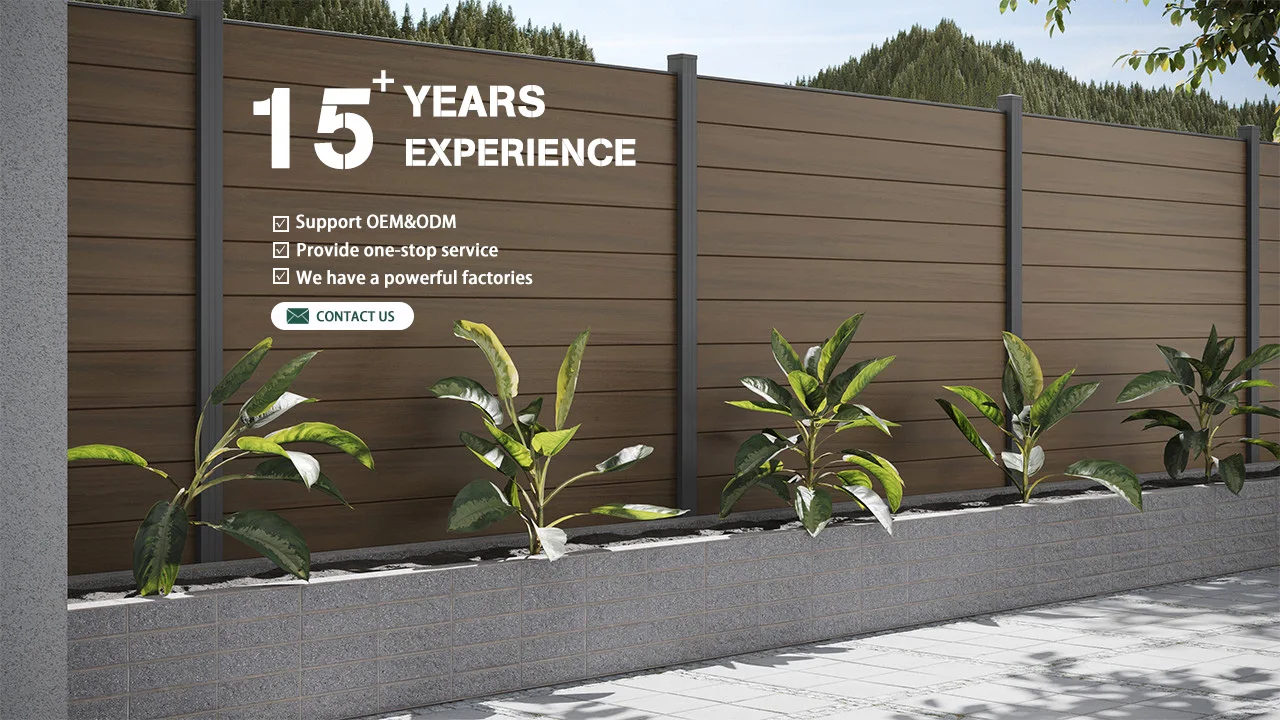 Garden WPC Fence Panels - Durable, Eco-Friendly Privacy