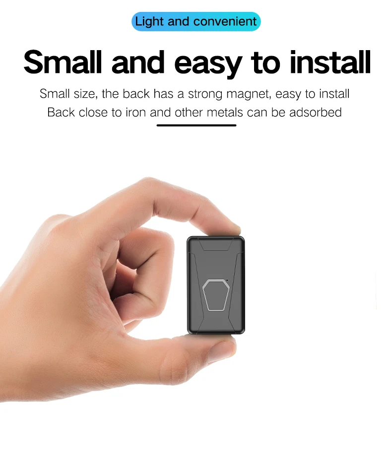 PG10 2024 Mini Spy GPS Tracker - Free APP & Anti-shock
