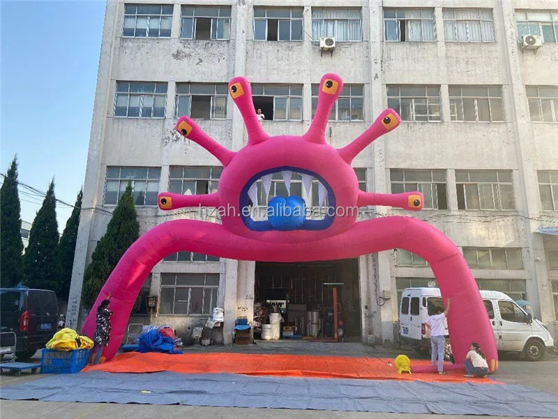 Big Red Inflatables - Halloween Skull Head Inflateable