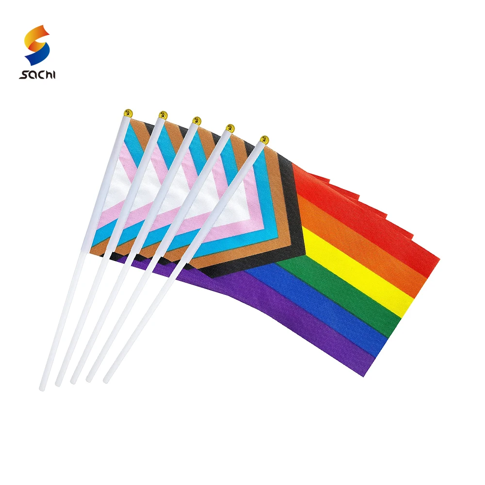 50 Pack Rainbow Pride Flag Small Mini Rainbow Flag Wholesale - Buy Mini ...