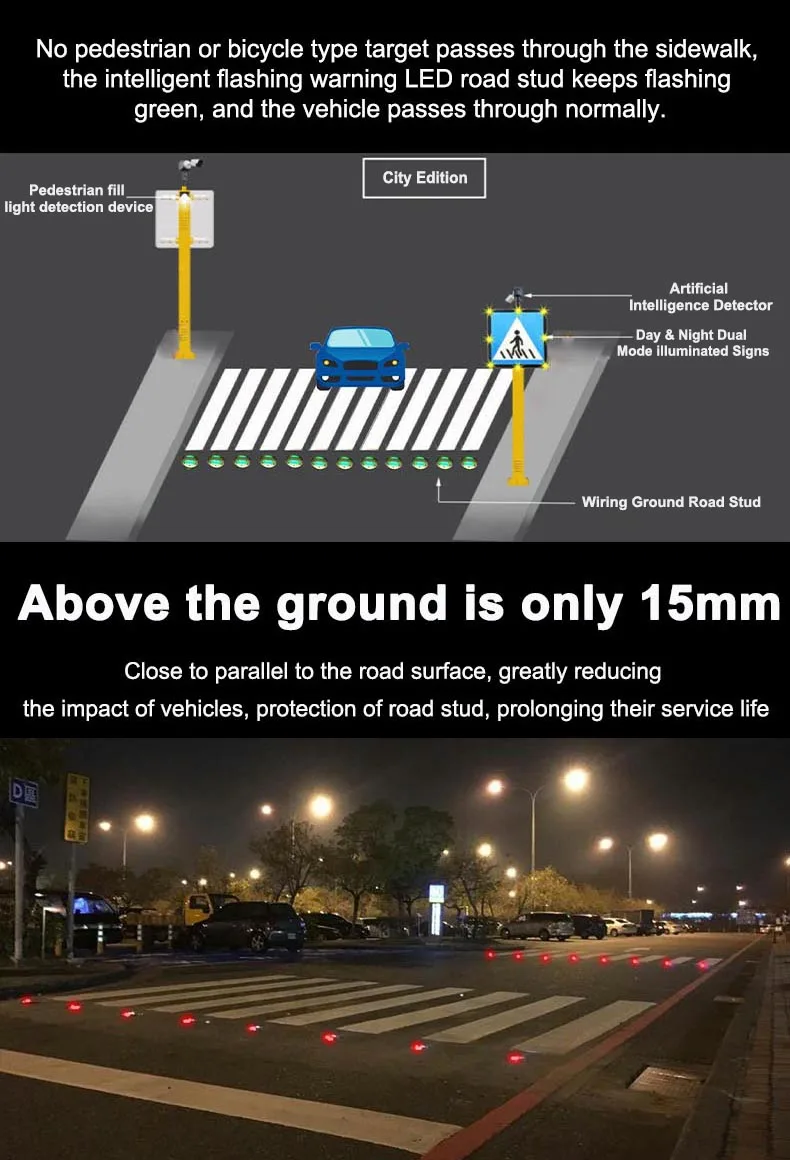 High Quality Led Embedded Pavement Marker Road Stud - Buy Different ...