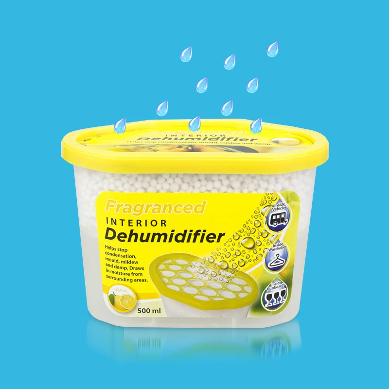 400ml Disposable Dehumidifier Charcoal Boxes Humidity Moisture Absorber ...