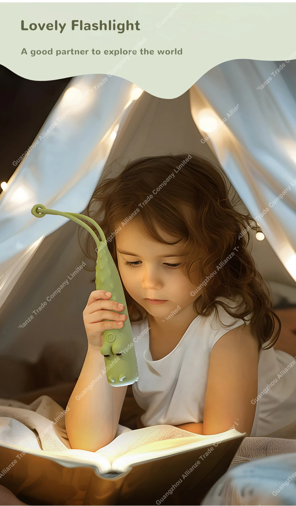 Kids Camping LED Torch - Cute Silicone Animal Flashlights