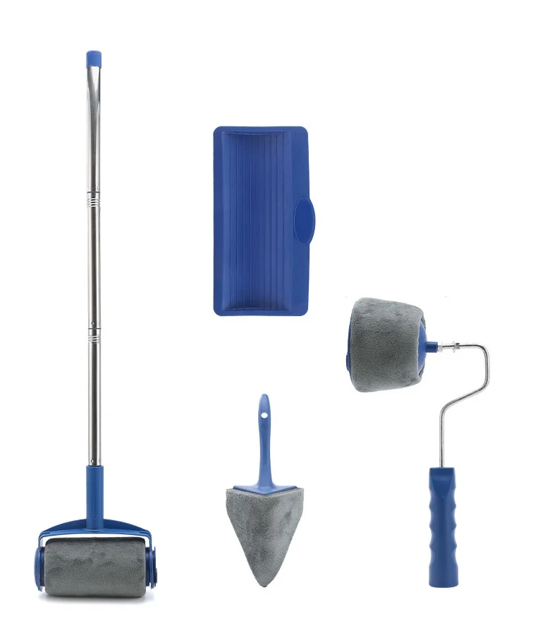 Multifunction Paint Runner Roller Kit Pro Corner Brush Diy Handle ...