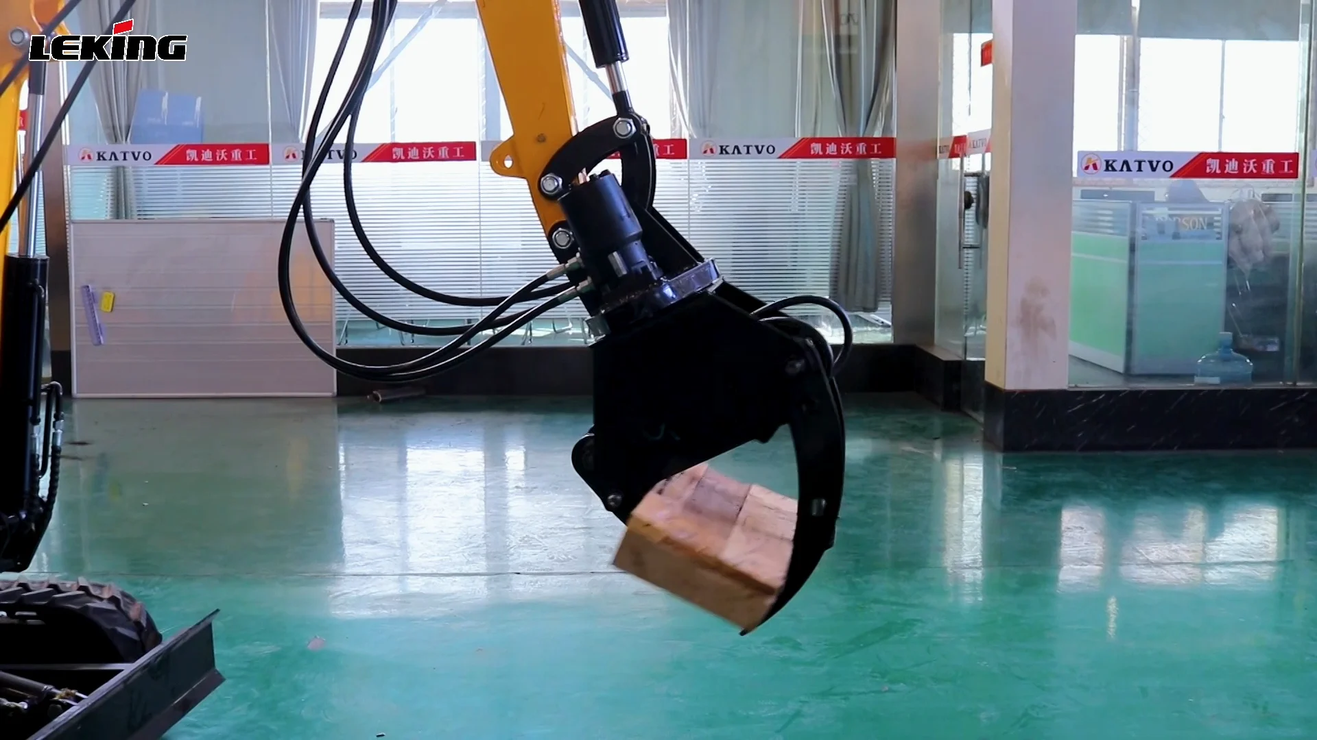 Mini Excavator Attachment Grad Wooden Grabber Log Grapple - Buy Grad ...