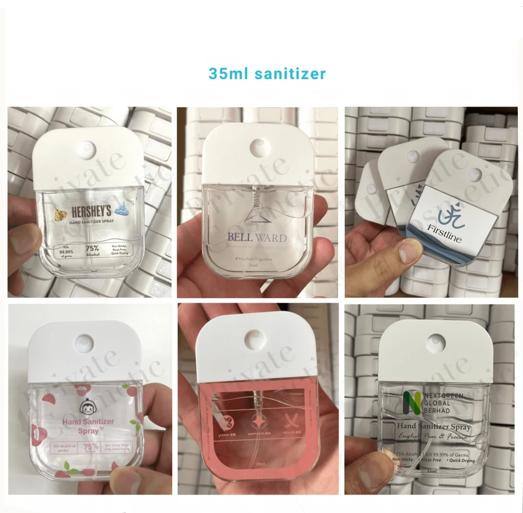 45ml Moisturizing Hand Sanitizer Power Mist Spray - Customizable Scents