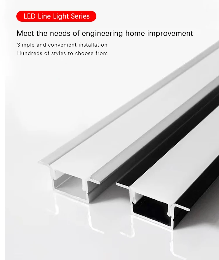 Profiles Aluminum Led Strip Channel Extrusion Extruded Profile Led ...