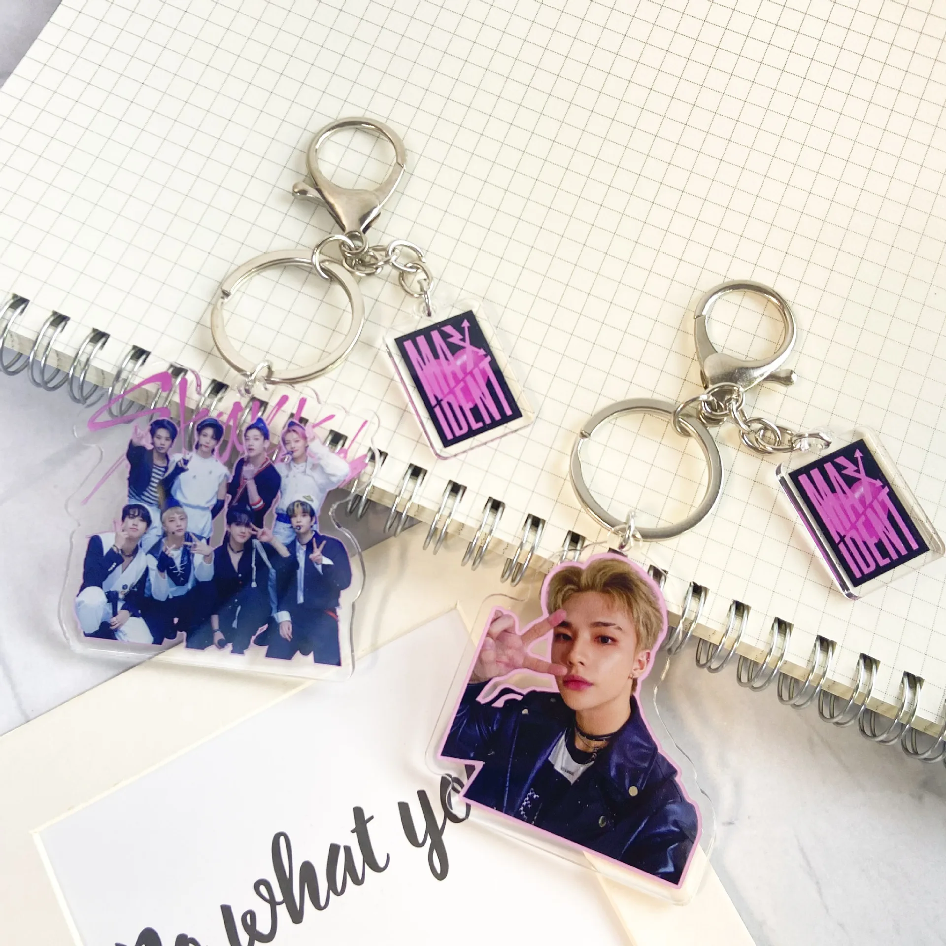 Wholesale Kpop Stray Kids Maxident Plastic Acrylic Keychain - Buy Kpop ...