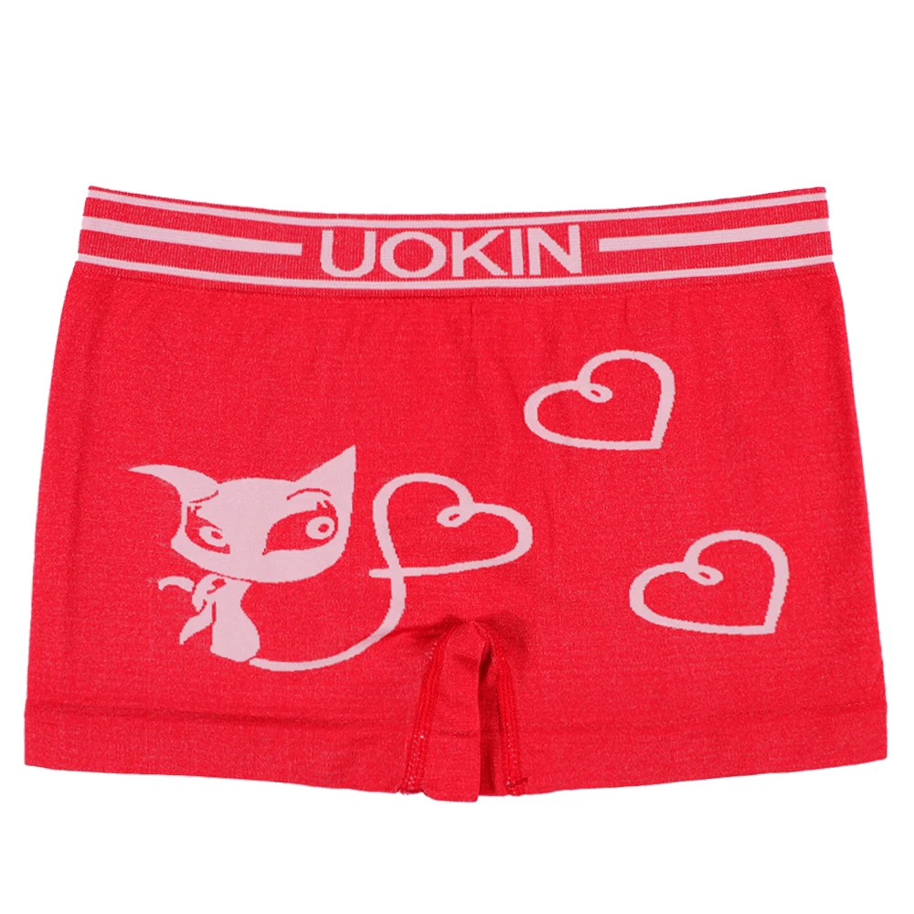 Wholesale 10-12 Years Old Girls Panties Kids Underwear Seamless Boxer Briefs 92% Poliemida Uokin ...
