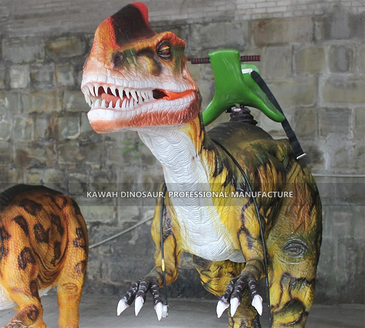 Animatronic Dinosaur Kiddie Ride Amusement Park Rides Coin Operated ...