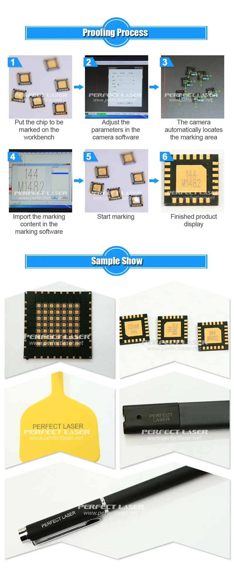 Perfect Laser Ccd Camera Auto Identifying And Positioning China ...