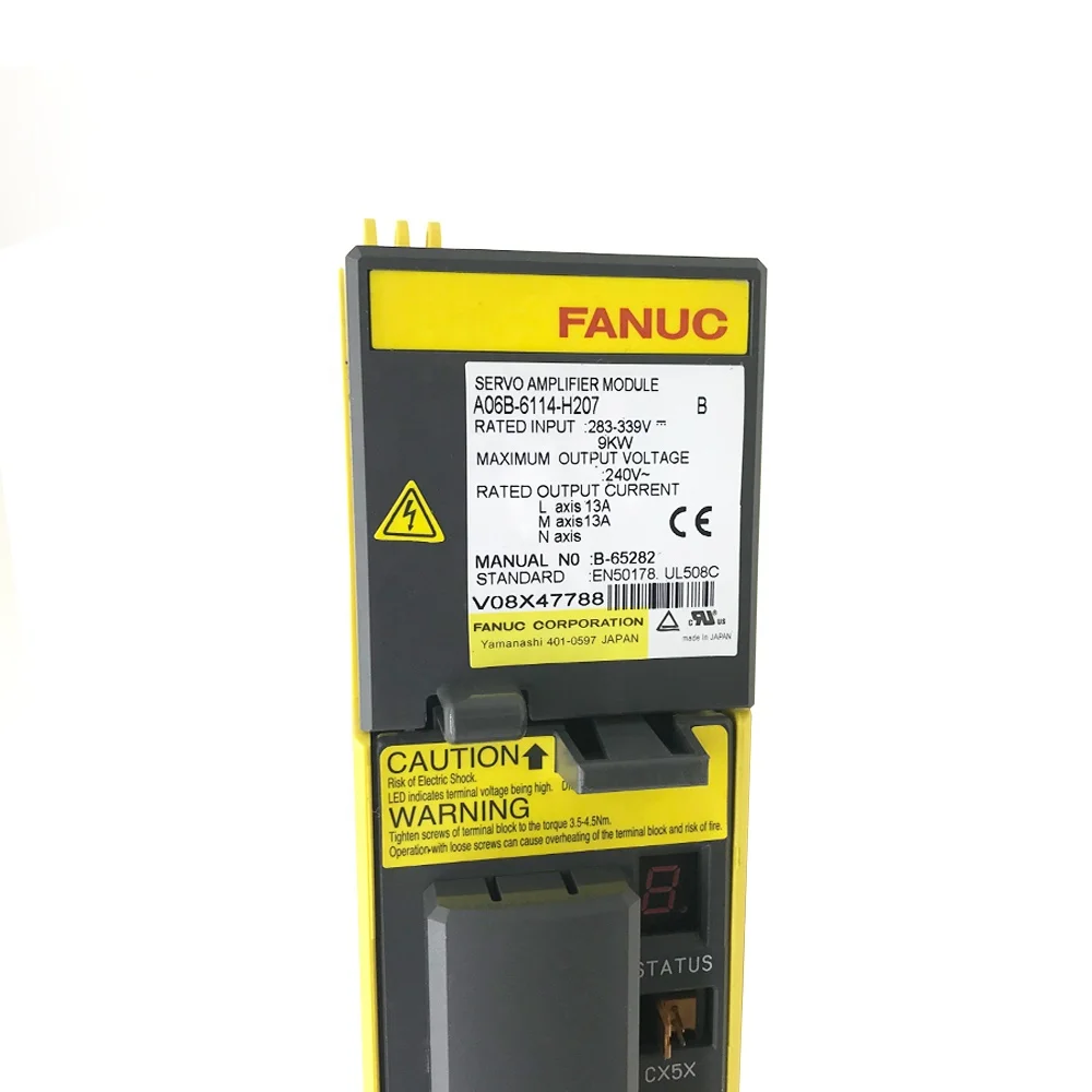 Fanuc A06b6114h207 Original Japan Fanuc Spindle Amplifier Module A06b-6114-h207 Servo Drive ...