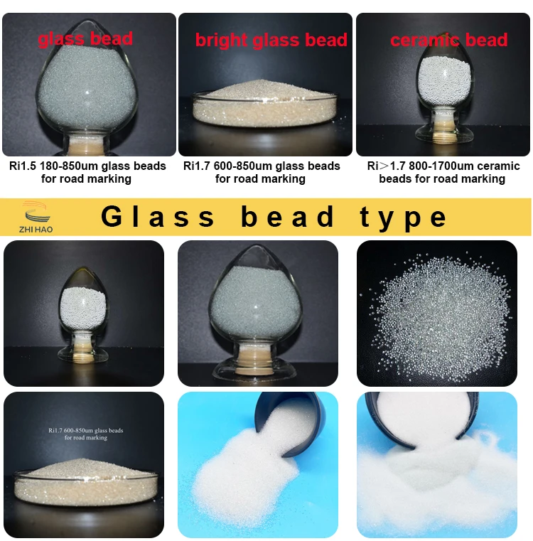 High Quality1.7 Refractive Index High Reflective Brightness Glass Beads ...