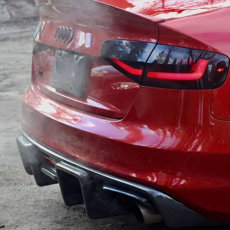 KB Style A4 S4 B8.5 SPORT Carbon Fiber with Light Rear Diffuser for ...