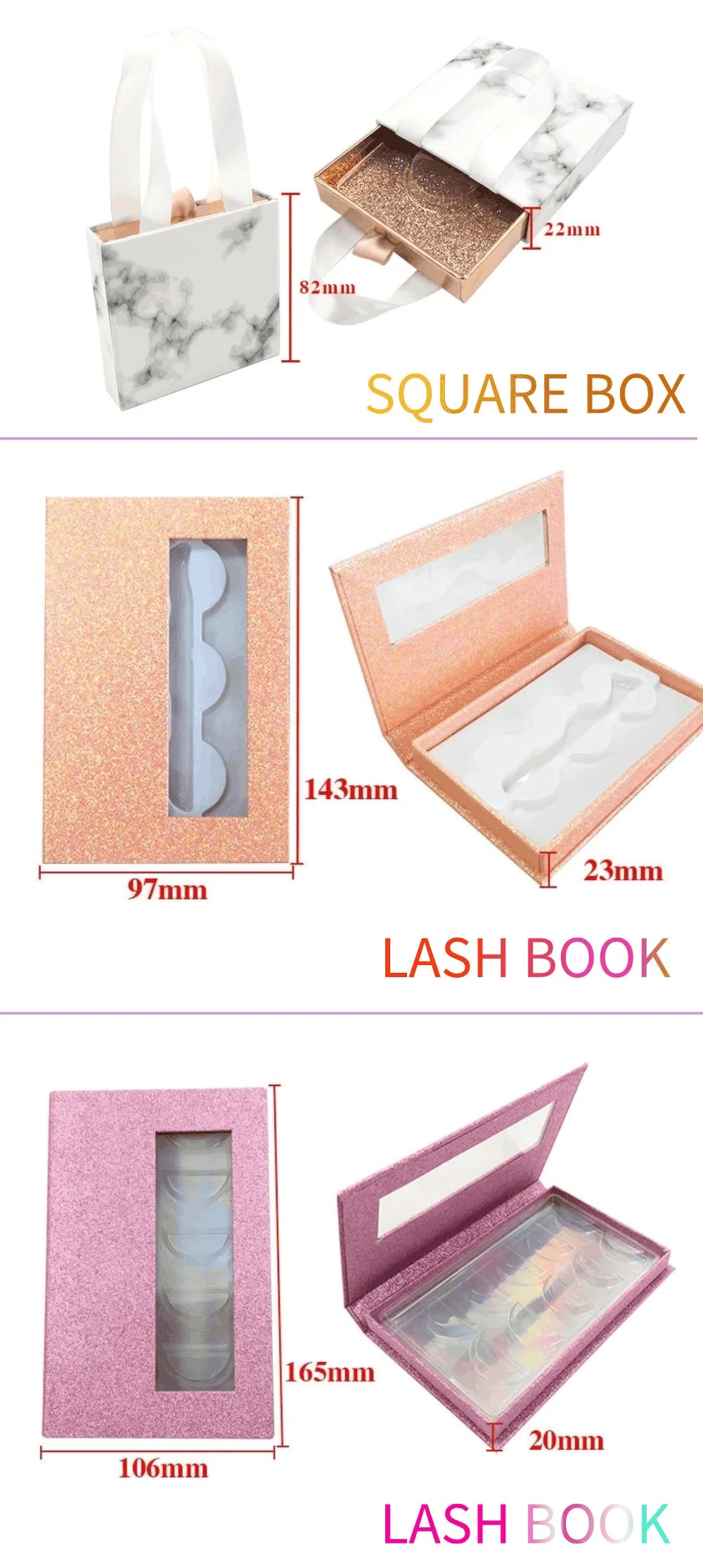 Lancybeauty Customize Lash Kit Wholesale Lash Tray Boxes Packaging ...