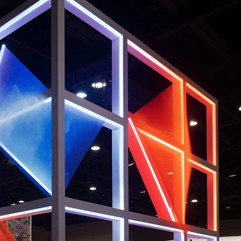 Exhibition Modular Booth System 3x6m - Portable & Customizable