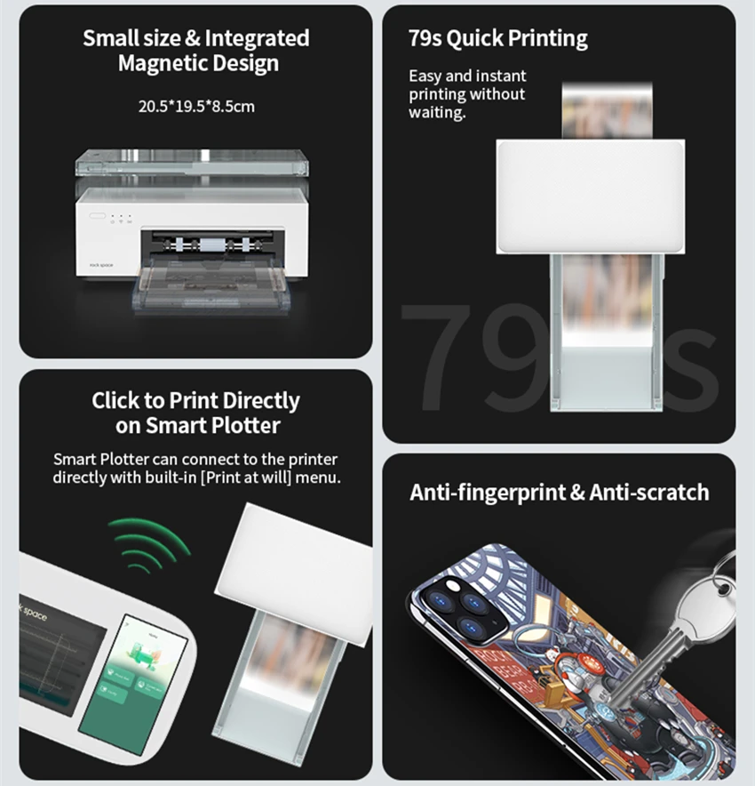 DAQIN Mini 3D Sublimation Printer - Bluetooth Mobile Control
