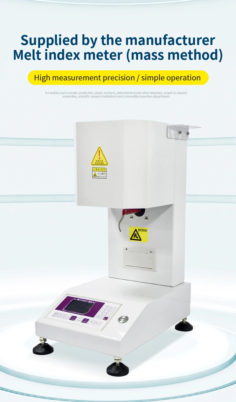Iso 1133 Melt Flow Indexers Lab Plastic And Rubber Melt Flow Rate Meter ...