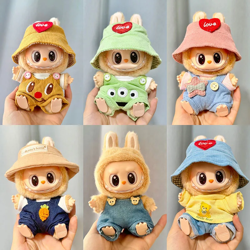 Clothes Only Labubu Outfits Plush Doll Clothes Labubu Dress up Doll ...