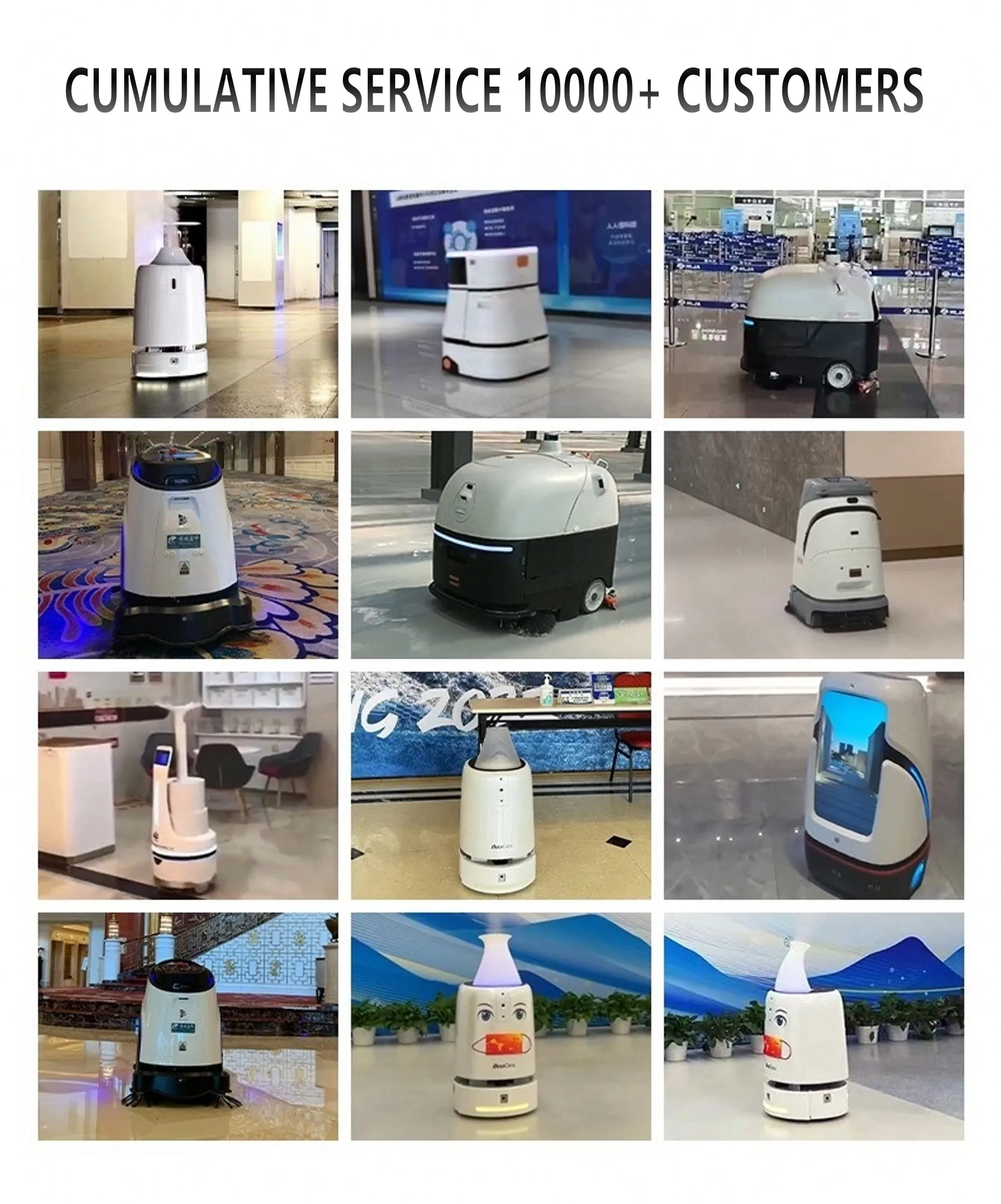 Driverless Intelligent Cleaning Robot - Efficient & Versatile
