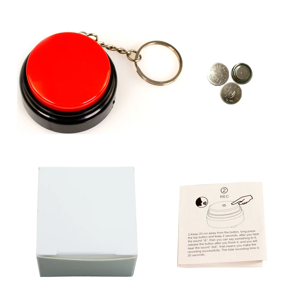 Talking Keychain with Custom Voice and Sound - Mini Voice Recorder