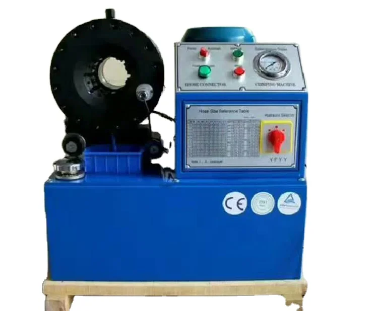 China High Pressure Hydraulic Hose Crimping Machine Cable Press Hose ...