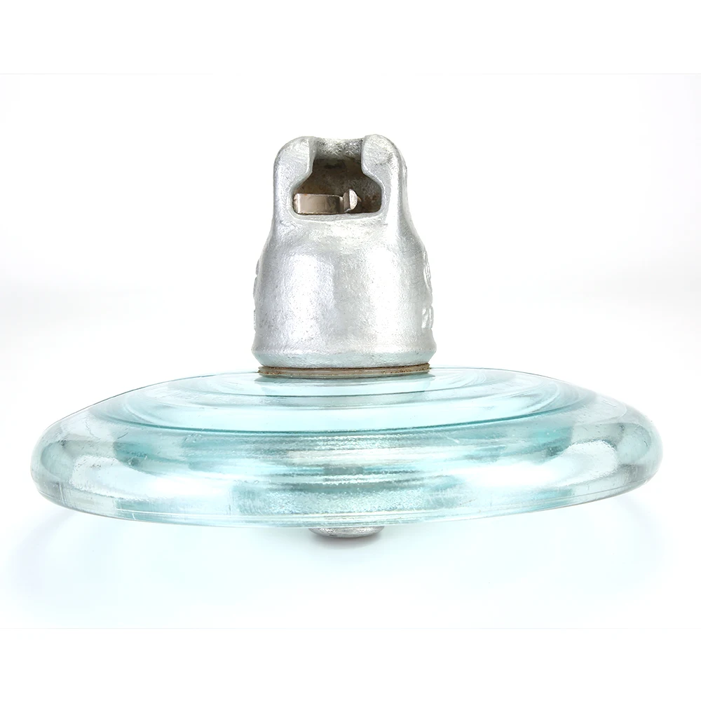 High Voltage Glass Electrical Wire Suspension Disc Insulator Suspension ...
