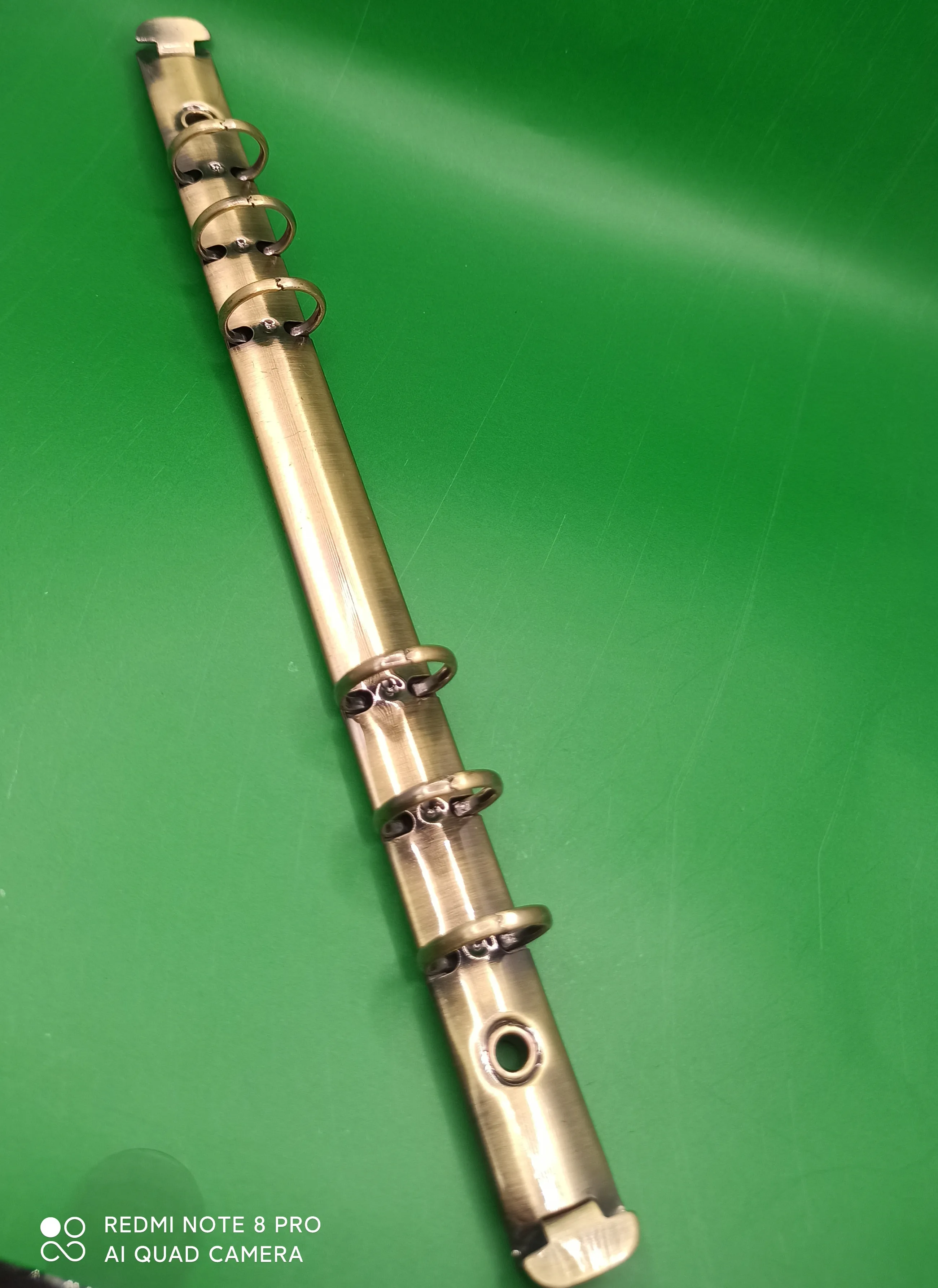 Bronze Metal Ring Binder Clips for DIY Albums & Scrapbooks