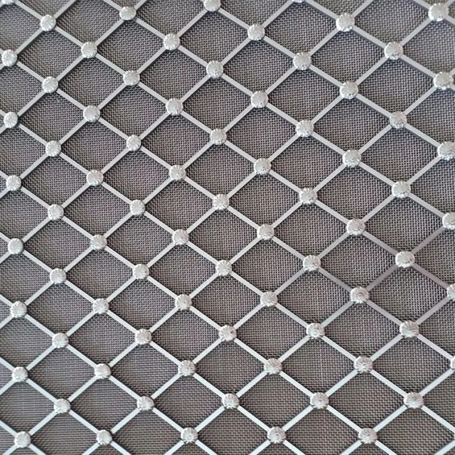 Decorative Diamond Radiator Wire Mesh Grilles for Cabinets Doors