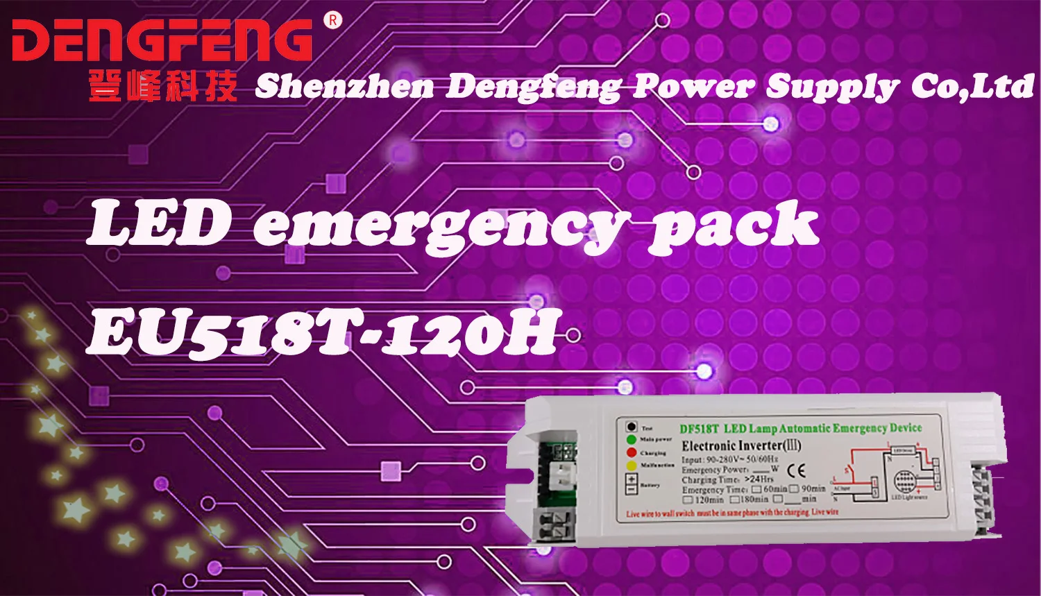 Cb Tuv Approved Led Load Emergency Light Conversion Driver Kit For 3 ...