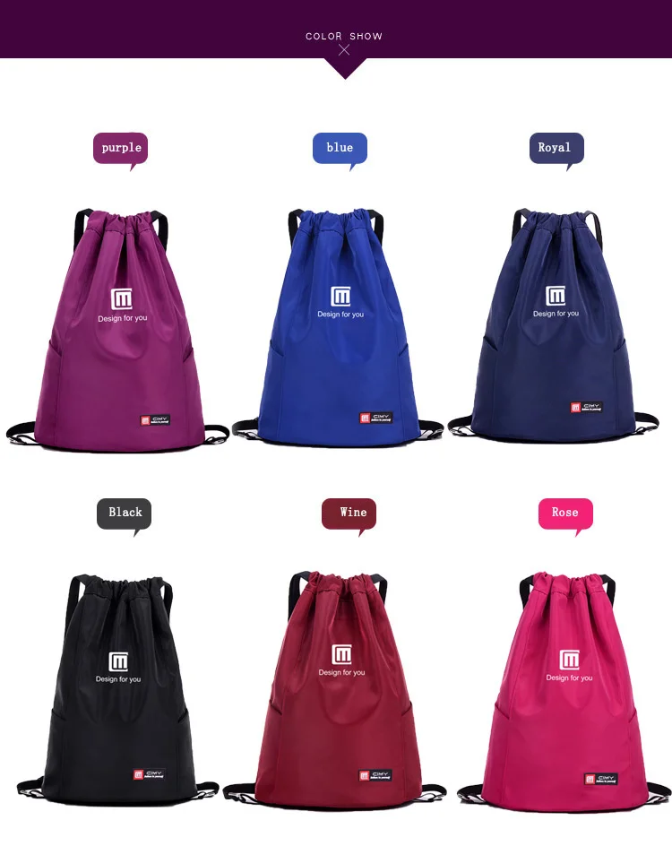 Professional Draw String Sack Pack With Logo Designer Drawstring Bags ...