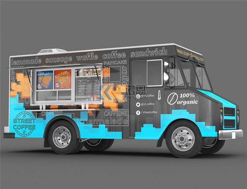 Electric Fast Food Car - Mobile Restaurant Equipment