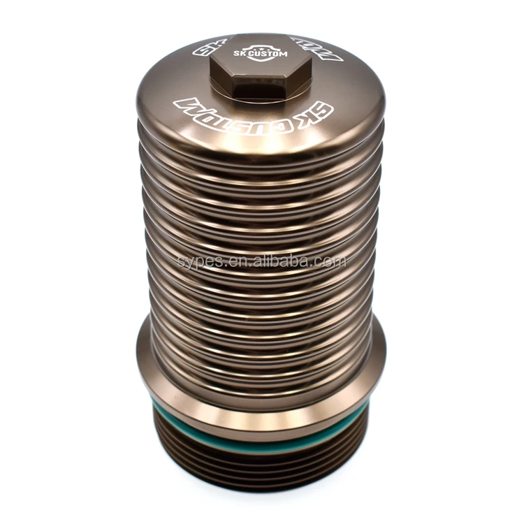 Sypes DSG Billet Alloy Aluminum Oil Filter Housing Replaces Plastic ...