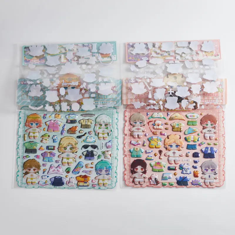 Custom Puffy Sticker Well Design Foam Sticker 3D Pop up Removable ...