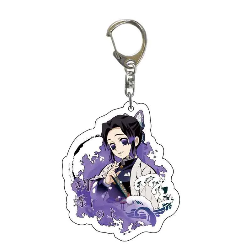 Customized Demon Slayer Cute Acrylic Keychains - Dessin Tueur