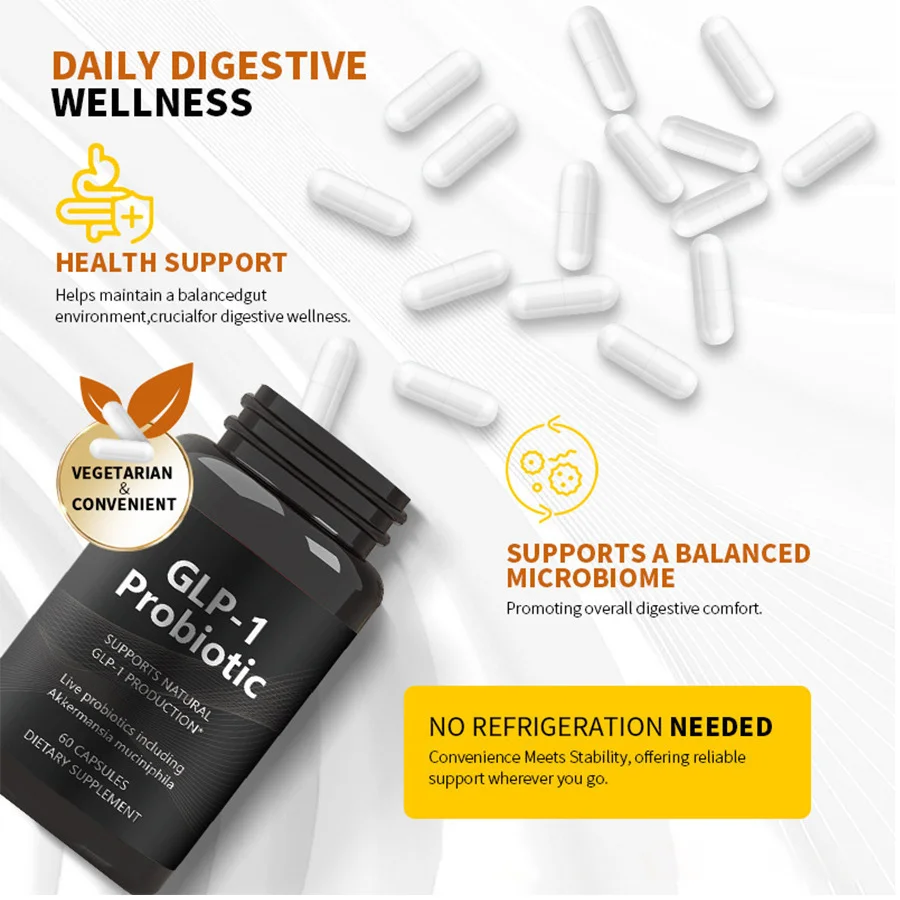 Wholesale GLP-1 Probiotic Capsules for Adult Live Probiotics Harness ...