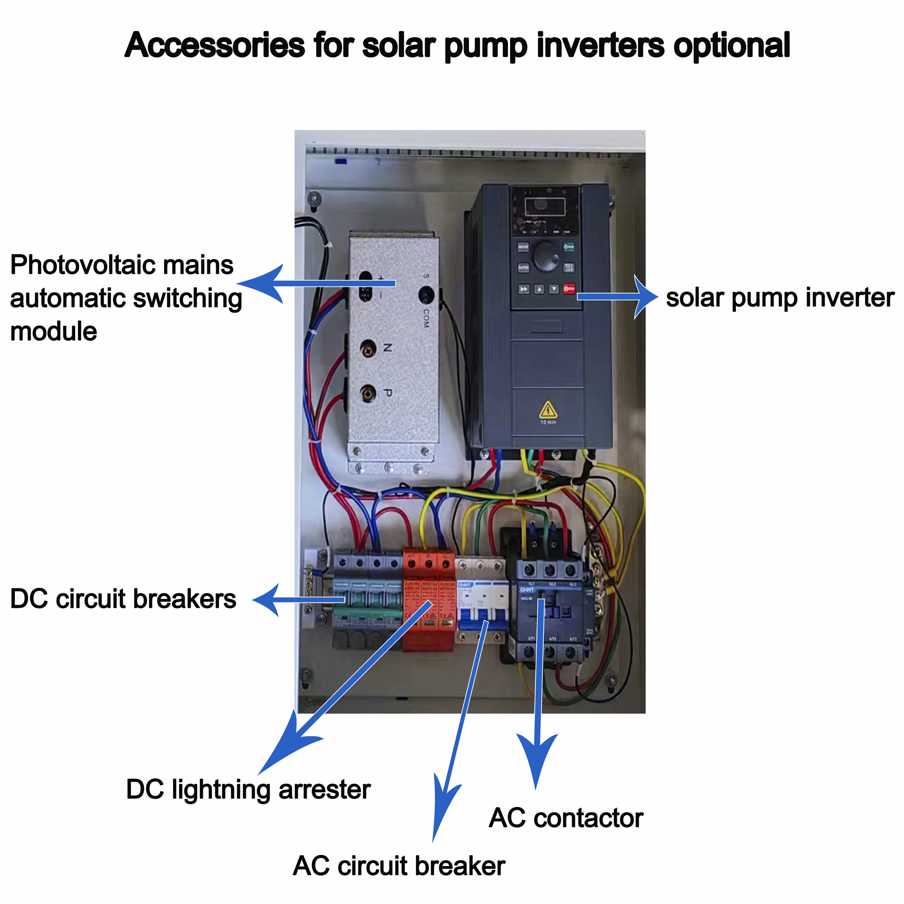 Smart Constant Pressure Water Supply Control Cabinet 5.5kW 7.5kW ...