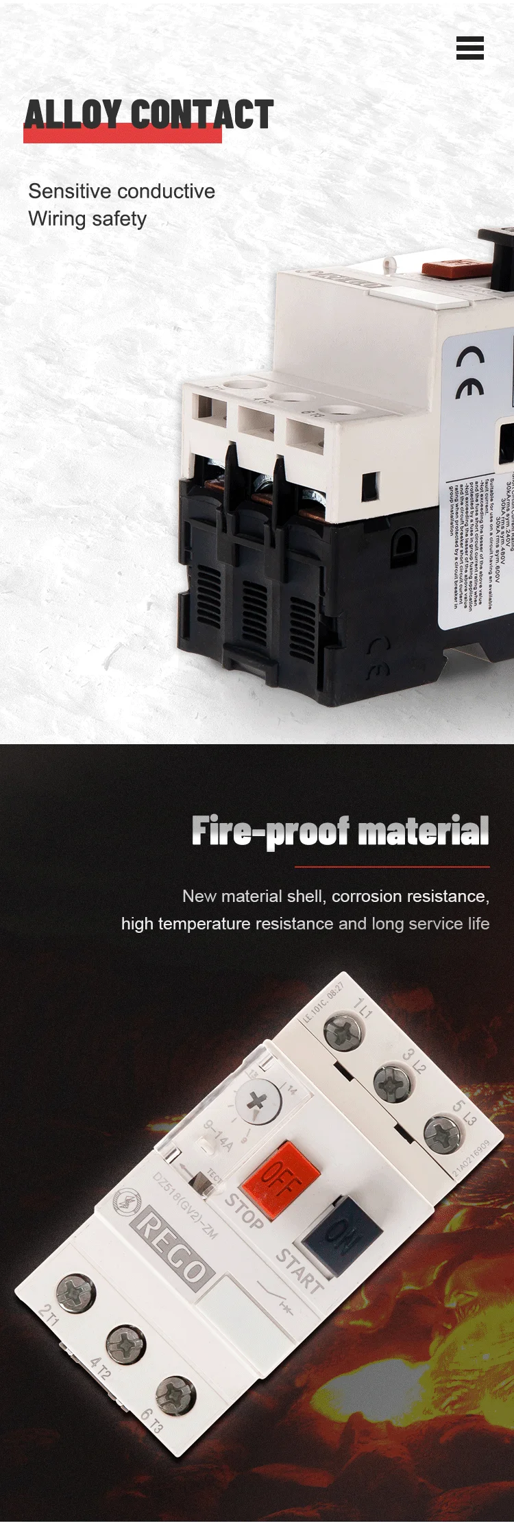 Rego Motor Protector Circuit Breaker Gv2m16 9a-14a Mpcb 3p 3 Pole Three ...