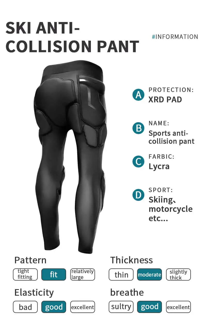 Shenochi XRD Foam Custom Snowboard Crash Pants - Protection & Style