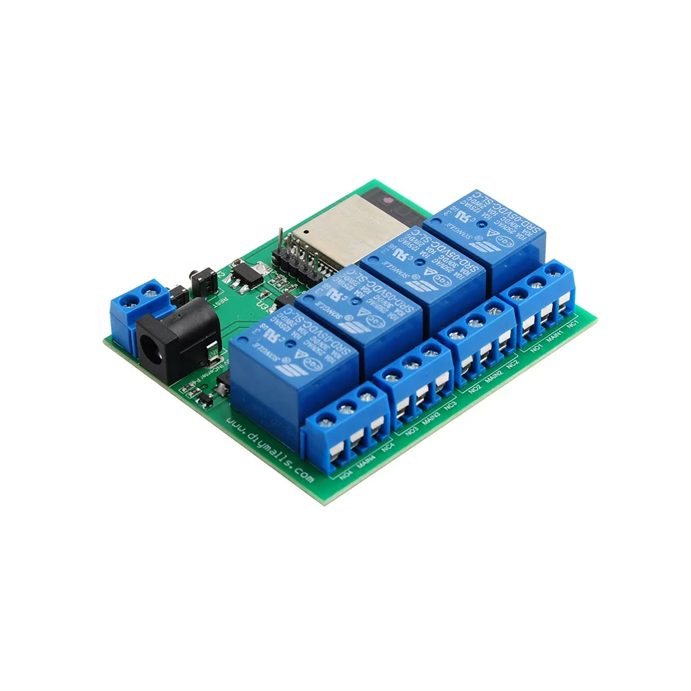 Diymall Esp32 4 Channel Wifi Relay Control Switch Esp32s Wifi Bluetooth ...